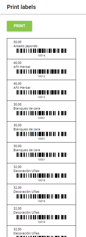 Cómo Imprimir Etiquetas de Artículos | Centro de Ayuda de Loyverse