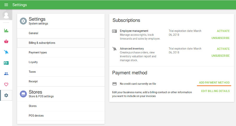 How to Use Add-on Services of Loyverse POS | Loyverse Help Center