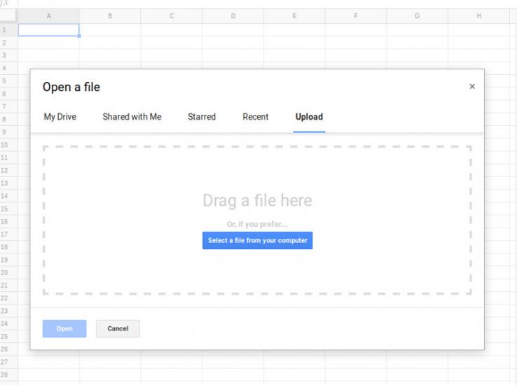 How To Open CSV File In Google Sheets