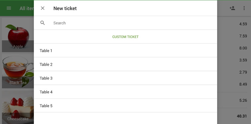 How to Split an Open Ticket with Loyverse POS | Loyverse Help Center