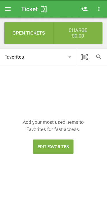 How to Use Favorites on the Sale Screen of Smartphones