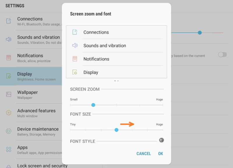How To Increase The Font Size On Android Devices